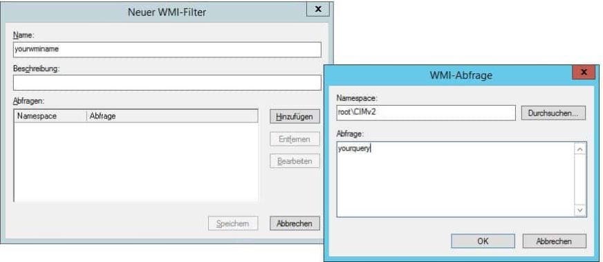 WMI Filter - ActiveDirectory - Beispiele - www.itnator.net
