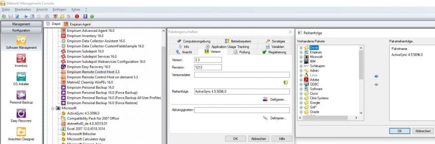 Matrix42 Empirum Reihenfolge definieren - www.itnator.net