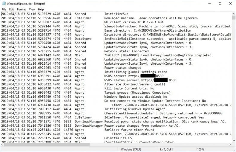 WindowsUpdate.log bei Windows 10 - www.itnator.net