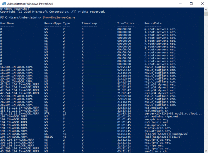 DNS Cache anzeigen / löschen mit PowerShell - www.itnator.net