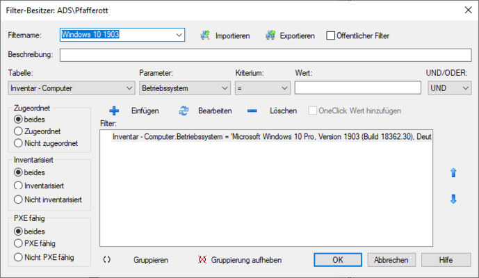 Matrix42 Empirum Filter / Queries - www.itnator.net