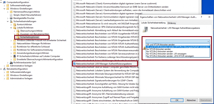 NTLMv2 aktivieren - LAN Manager-Authentifizierung - www.itnator.net