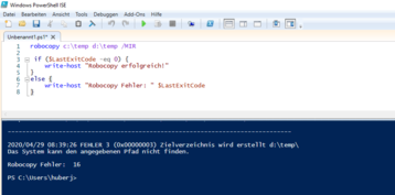 Robocopy Exit Codes in PowerShell Script - www.itnator.net
