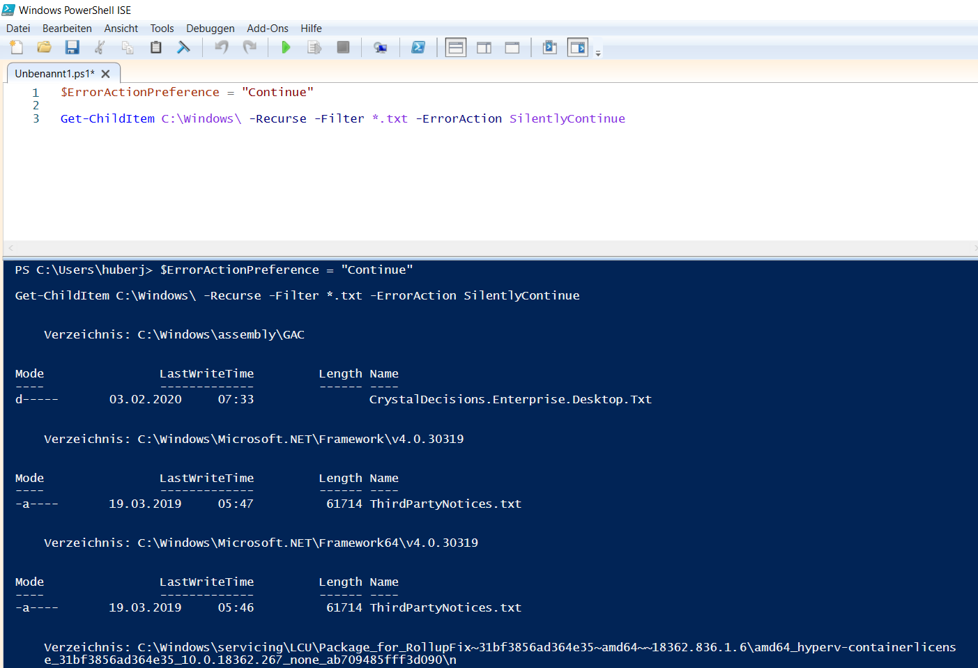 Fehlerbehandlung mit ErrorAction in PowerShell - www.itnator.net
