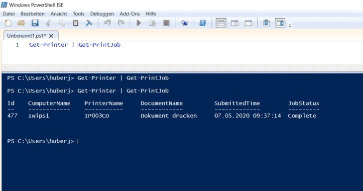 Drucker auslesen mit Get-Printer in PowerShell - www.itnator.net