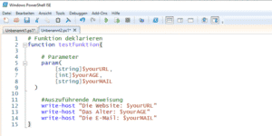 PowerShell Funktion erstellen mit Parameter - www.itnator.net