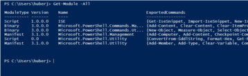 PowerShell Module anzeigen mit Get-Module - www.itnator.net