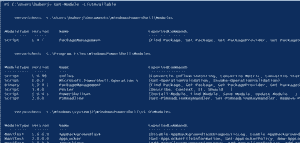 PowerShell Module anzeigen mit Get-Module - www.itnator.net