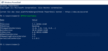 PowerShell Versionen: Liste und Version anzeigen - www.itnator.net