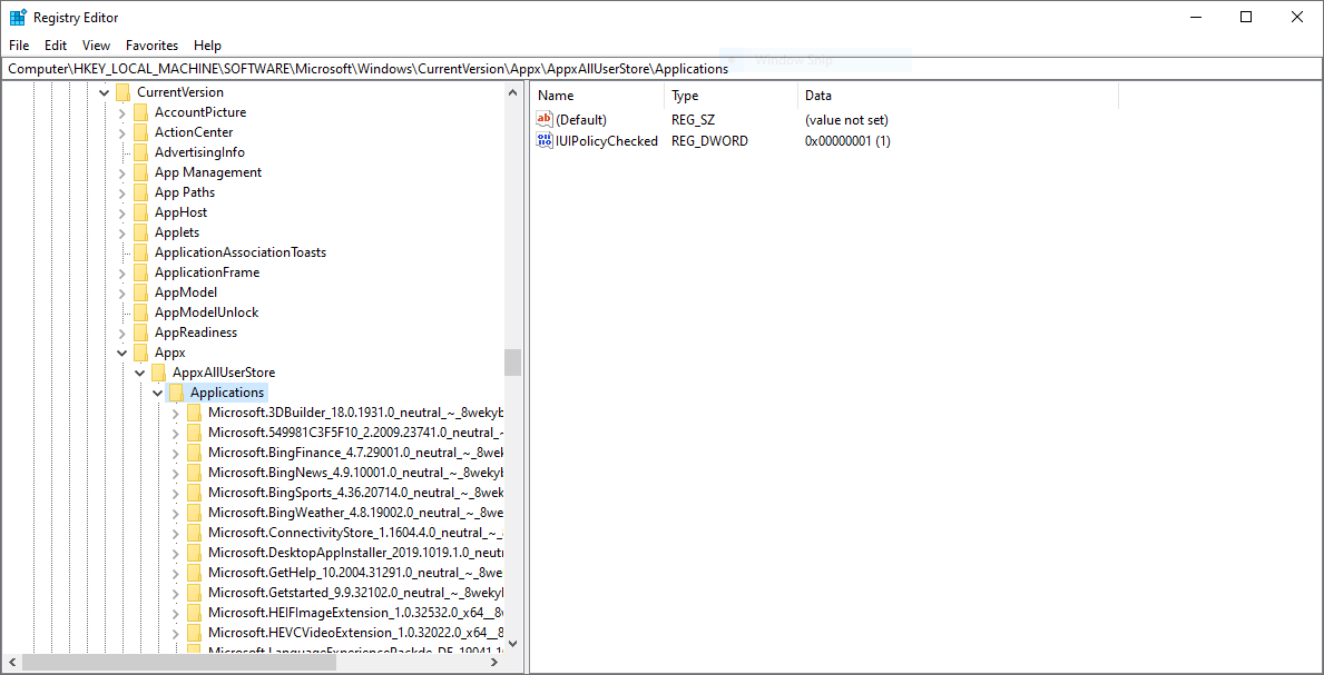 Registry: Installierte Software (Local Machine / Current User) - www.itnator.net