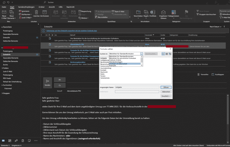 Outlook: Mail Vorlagen erstellen und öffnen (verwenden) - www.itnator.net