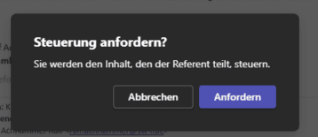 Microsoft Teams: Steuerung anfordern als Button - www.itnator.net