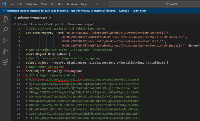 PowerShell Script signieren in 4 Schritten - www.itnator.net