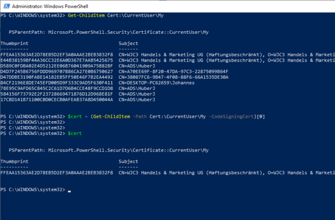 PowerShell Script signieren in 4 Schritten - www.itnator.net