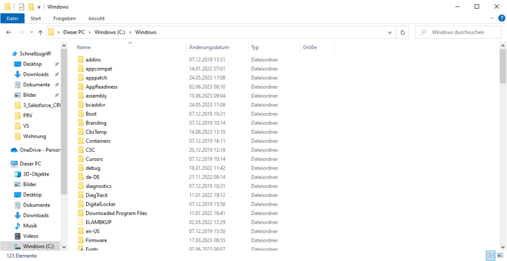 Der Windows Ordner und seine Inhalte - www.itnator.net